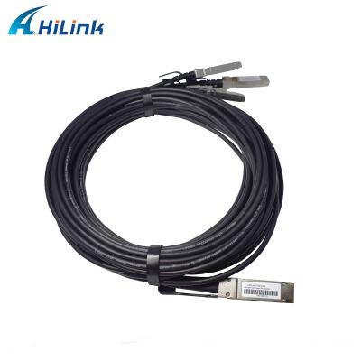 China 4 SFP+ Direct Attached Cable QSFP+ 40G Passive Hybrid 5M DAC for sale