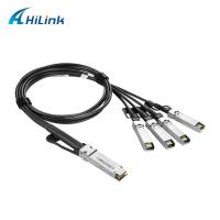 China 4 SFP+ DAC Direct Attach Passive Copper Cable QSFP+ 40G 1M 3ft for sale