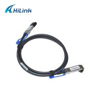China QSFP28 DAC Direct Attach Copper Cable 100G 2M 7ft 26/24 AWG for sale