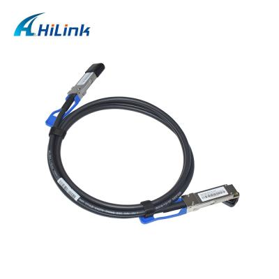 China QSFP28 DAC Direct Attach Copper Cable 100G 2M 7ft 26/24 AWG for sale