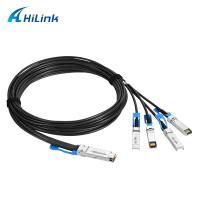China QSFP28 Direct Attach Copper Cable 100G QSFP28 4 SFP28 3M 10ft for sale