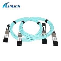 China 1 - 100m QSFP+ To QSFP+ Active Optical Cable 40G AOC Cable SDR DDR QDR Support for sale