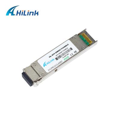 China 50GHZ Full C Band Tunable XFP Fiber Transceiver 10GBASE ZR 10GB DWDM 80KM Optical Module for sale