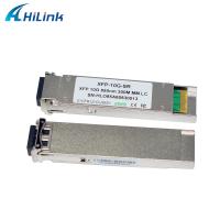 China 10G MMF 850nm XFP Transceiver SR 300m Reach Dual LC Optical Fiber Equipment DDM for sale