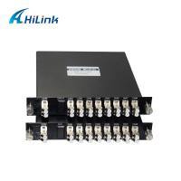 China 8CH DWDM Mux Demux Module CH41-CH48 Dual Fiber LGX With Metal Connectors for sale