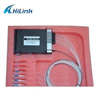 China 100G 8CH DWDM Mux Demux CH16-CH23 Dual Fiber ABS Type Optical Mux Demux for sale