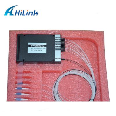 China 100G 8CH DWDM Mux Demux CH16-CH23 Dual Fiber ABS Type Optical Mux Demux for sale