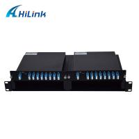 China 1U Rack DWDM MUX DEMUX 16CH CH35-CH50 Single Fiber LC UPC Connector for sale