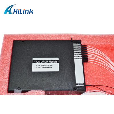 China 16 Channels DWDM MUX DEMUX C Band CH25-CH40 Single Fiber LC UPC Connector for sale