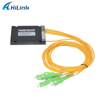 China 4+1CH DWDM Mux Demux 4CH Module With Express Port ABS Box for sale