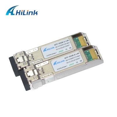 China 10G WDM SFP+ STM-64 OC-192 Optical Module 40KM BIDI 1270nm/1330nm for sale