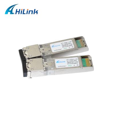 China 10Gb/S 100KM BiDi SFP+ Transceiver 1490/1550nm Single Module LC Connector DOM for sale