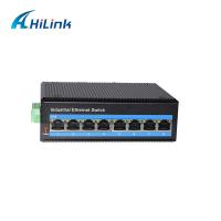 China PoE Industrial Ethernet Switch 8 Port 10/100/1000Base-Tx Auto Sensing FCC CE for sale
