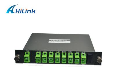 China Low insertion loss Fiber filters  8CH LGX Slot SC/APC CWDM Mux Demux Module for sale