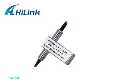 China High Channel Isolation 1X2 Optical Switch Non Latching Control Type 3 Years Warranty for sale