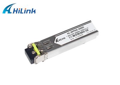 China Gigabit Ethernet SFP Transceiver DOM Module GLC - ZX - SM 1550nm 1000BASE 200KM for sale