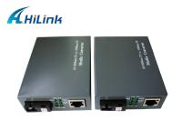 China 10M / 100M 20KM Fiber Media Converter Single Mode AC220V With External Power Supply for sale