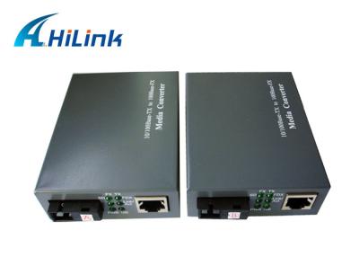 China 10M / 100M 20KM Fiber Media Converter Single Mode AC220V With External Power Supply for sale