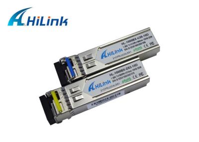 China 3KM 1000Base Bidirectional Fiber Optic Transceiver SFP Module Single Mode for sale