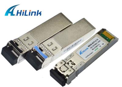 China Bidirectional SFP+ Transceiver Module 20KM TX1330nm / RX1270nm SM Datacom for sale