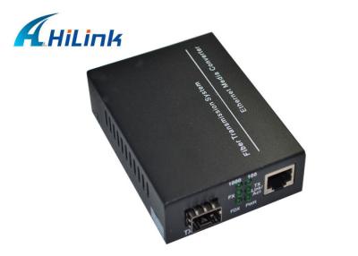 China Simplex / Duplex Fiber Media Converter , SFP Media Converter Single Mode Fiber To Rj45 for sale