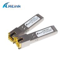 China 2.5GBASE - T Copper SFP Transceiver Module RJ - 45 100M CAT5 2.5G / 1000 / 100Base-T for sale