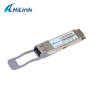 China 40G QSFP+ ZR4 80KM 1310nm Optical Transceiver Module LC Connector for sale
