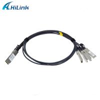 China Customized Passive Direct Attach Copper Cable 40G QSFP+ to 4x10G SFP+ for sale