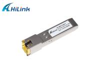 China 2.5G Data Rate RJ45 Copper SFP Transceiver 1000base-T 100base-T for sale