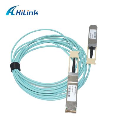 China AOC 5M OM3 850nm MPO SFP Active Optical Cable QSFP28 To QSFP28 for sale