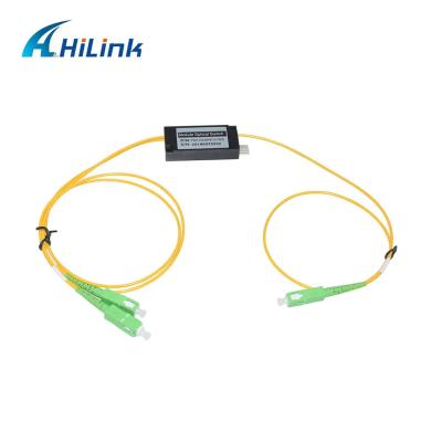 China 1x2 Single Mode Machannical Fiber Optical Switch 1310nm/1550nm With Customized Connector for sale