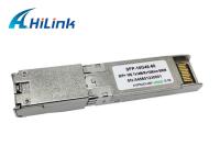 China Datacom Compatible Single Fiber Optical Module 80Km 10G WDM SFP 1490 / 1550nm LC for sale