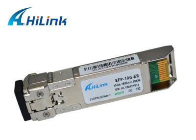 China Datacom Compatible 10G SFP+ Transceiver Module ER 1550nm 40Km DDM Dual Fiber LC Connector for sale