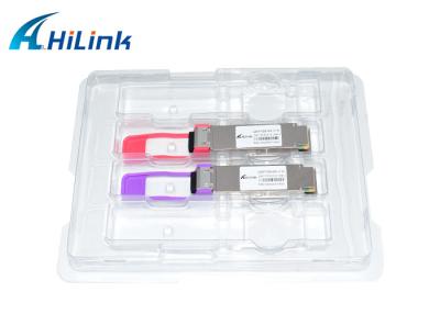 China 10KM 100G BIDI QSFP28 Optical Transceiver SMF Simplex LC Connector DDM 1271/1331 for sale