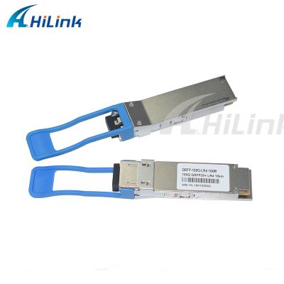 China 100G QSFP28 LR4 Fiber Optic Module 10KM BOX LWDM4 1295-1304NM Duplex LC Connector SM for sale