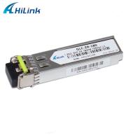 China 1.25G 1000BASE-ZX SFP Transceiver Module 1550nm 180KM DOM Duplex LC SMF for sale