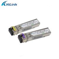 China 1.25Gb/s Hot Pluggable BIDI SFP Transceiver 1.25G TX1550RX1490 80KM LC for sale