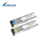 China 1.25Gb/S WDM 1310/1550nm 20KM Hot Pluggable BIDI SFP Transceiver for sale
