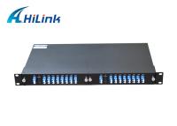 China 2 Slot Half-Sized LGX Cassette Dual Fiber CWDM Mux Demux Module in 19