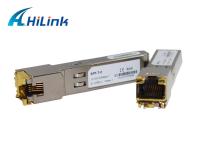 China 10/100/1000base SFP-T copper SFP Transceiver Module rj45 100 transmission distance for sale