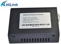 China Fiber optic to RJ45 Port Fiber Media Converter 10/100/1000M SFP Media Converter Single Mode for sale
