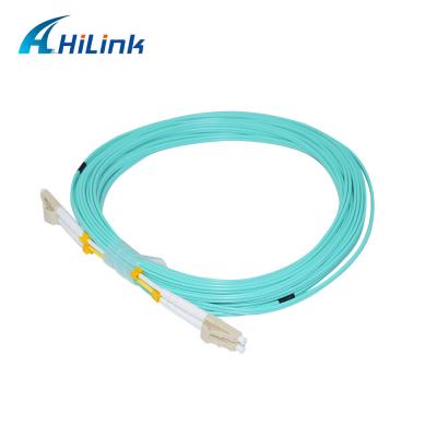 China PVC 1-5M Fiber Optic Jump Cable Patch Cord LC/UPC-LC/UPC OM3 OM4 Duplex 2.0/3.0mm for sale