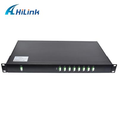 China 8CH DWDM MUX DEMUX 100GHz 8 Channel HL-DW-MUX-8CH LC/APC LC/UPC for sale
