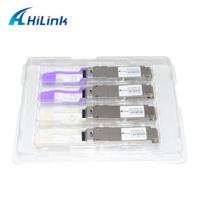 China 100Gb/s QSFP28 BiDi 80km Transceiver Hot Pluggable Simplex LC/UPC DOM Optical Transceiver Module for sale