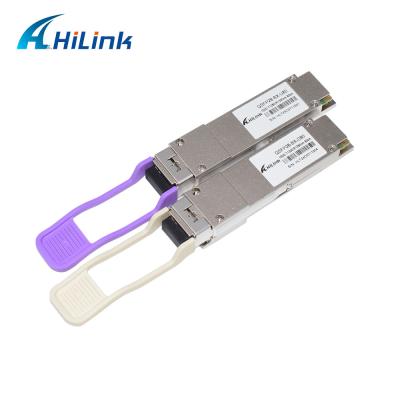 China 100G BIDI 80KM 1280/1300nm WDM QSFP28 80KM Optical Transceiver DOM for sale