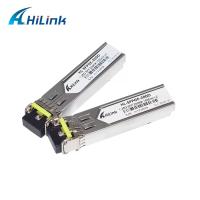China 1000BASE 200KM GLC-ZX-SM-200 1.25G 1550nm 200KM SMF SFP Transceiver Dual LC Connector for sale