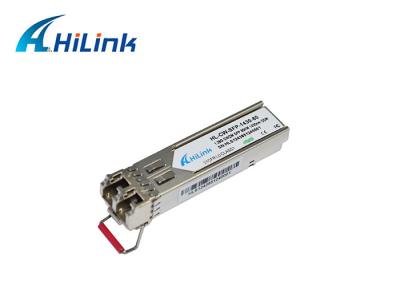 China 1000BASE-ZX Dual LC 1.25G DDM 1430nm 80km SFP CWDM Systerm Interface for sale