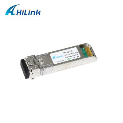 China SFP+ 10GBASE-SR 850nm 300m DOM Duplex LC/UPC MMF Optical Transceiver Module for sale