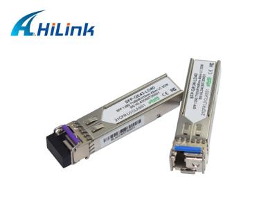China WDM 1000base 1.25G SFP Module 40KM  LC/SC Connector BIDI SFP Fiber Transceiver for sale
