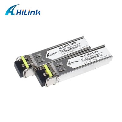 China 120KM Distance SFP Module with Commercial Operating Temperature Range 0°C to 70°C for sale
